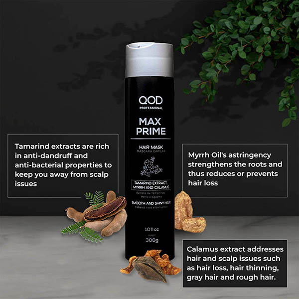 QOD Professional Max Prime After Treatment Hair Mask 300Ml | Sulphate Free