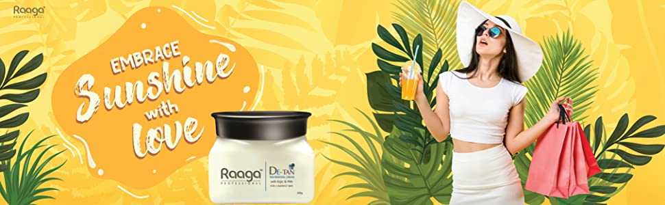 Raaga Professional De-Tan Pack With Kojic, Lactic Acid & Arbutin | Tan ...