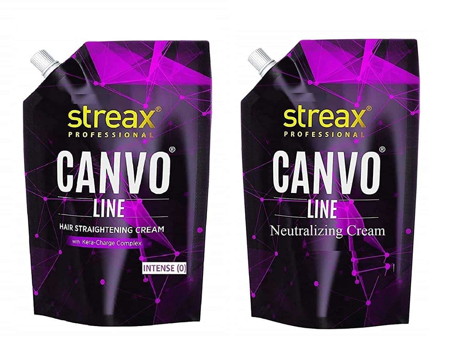 Streax Canvo Line Big Straightening Cream And Neutralizing Cream ...